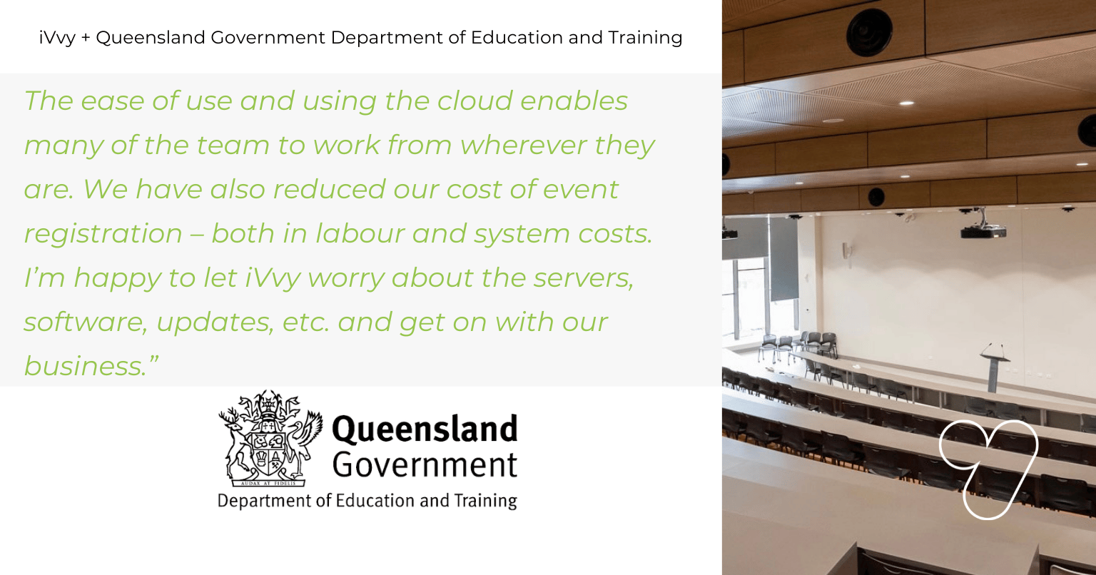 QLD Government Department of Education and Training - Case Study